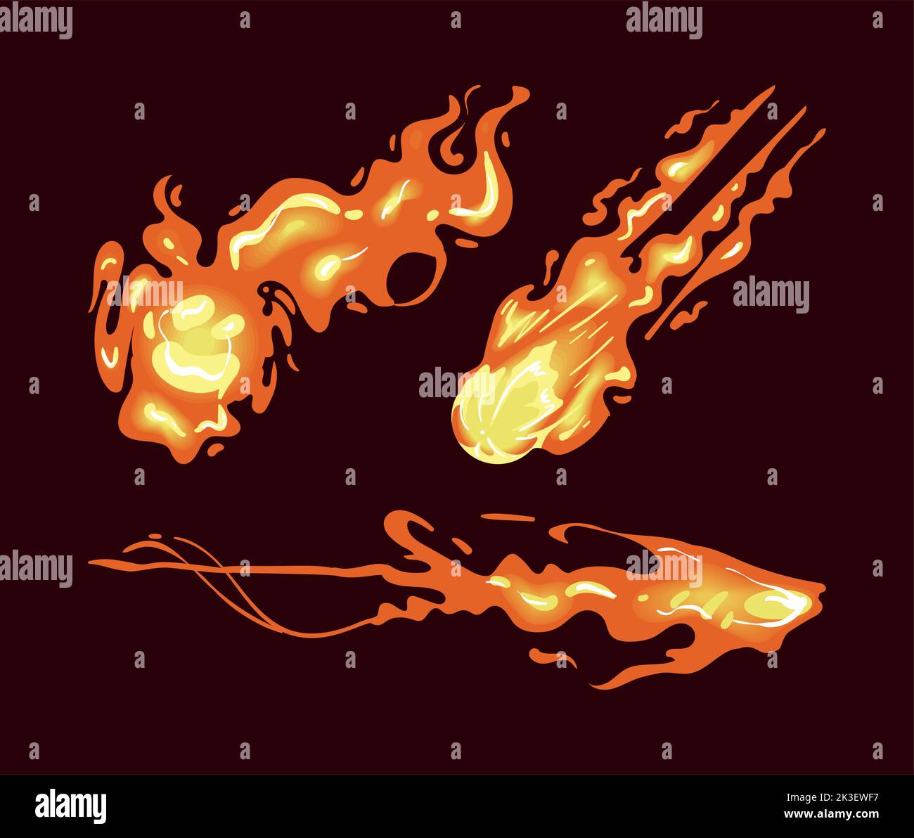 three fires flames icons Stock Vector Image & Art - Alamy