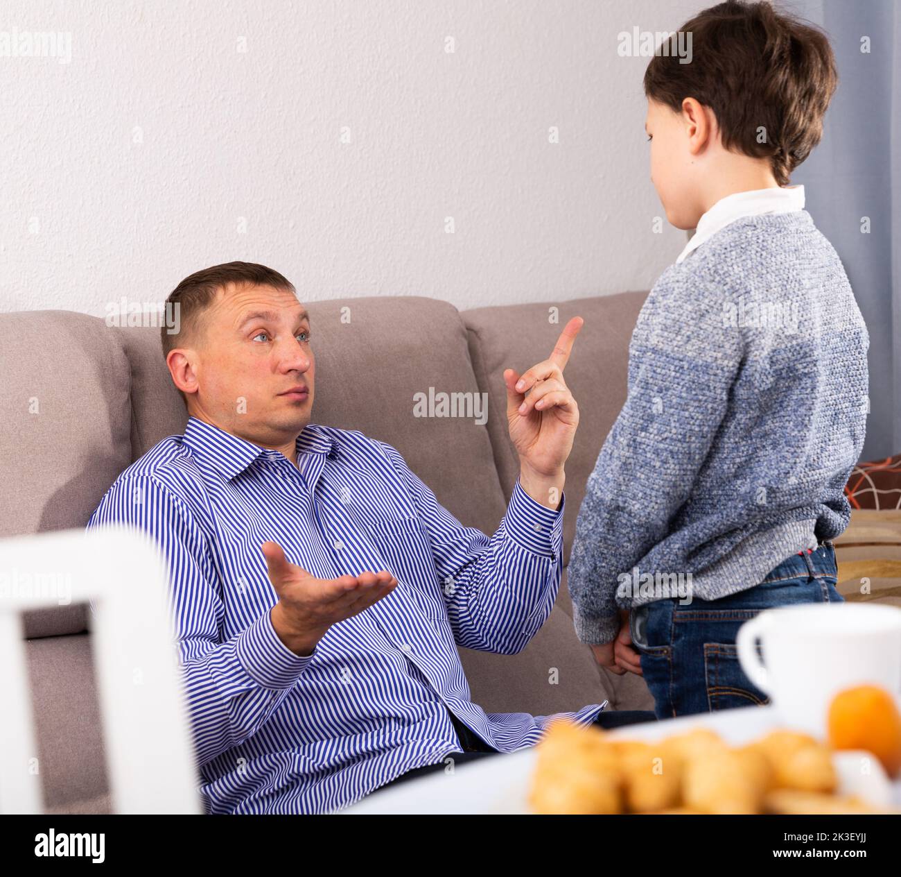 Angry teen parent hi-res stock photography and images - Alamy