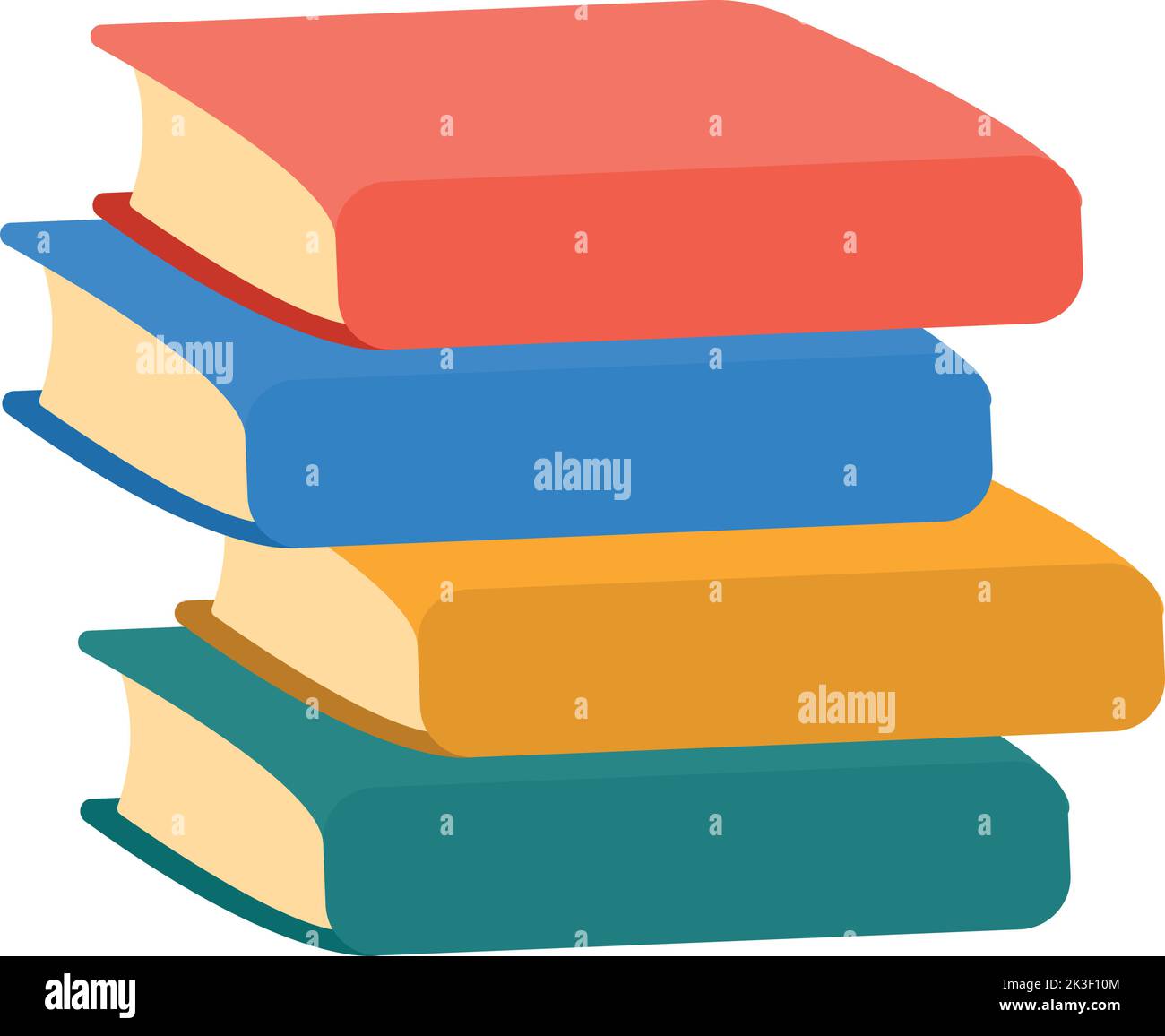 pile text books library Stock Vector Image & Art - Alamy