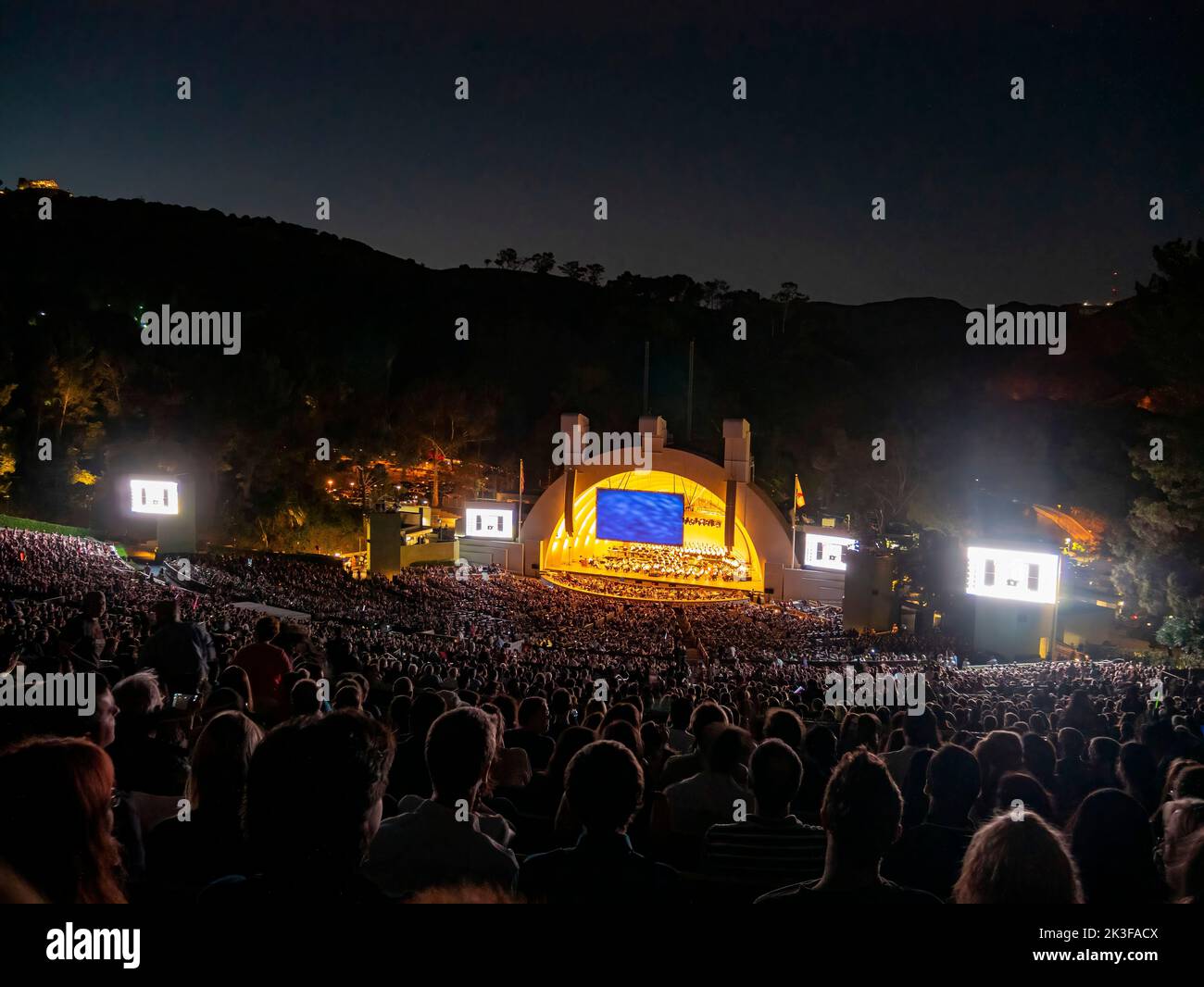 Los Angeles, Aug 29 2014 - John Williams shows at the Hollywood bowl ...