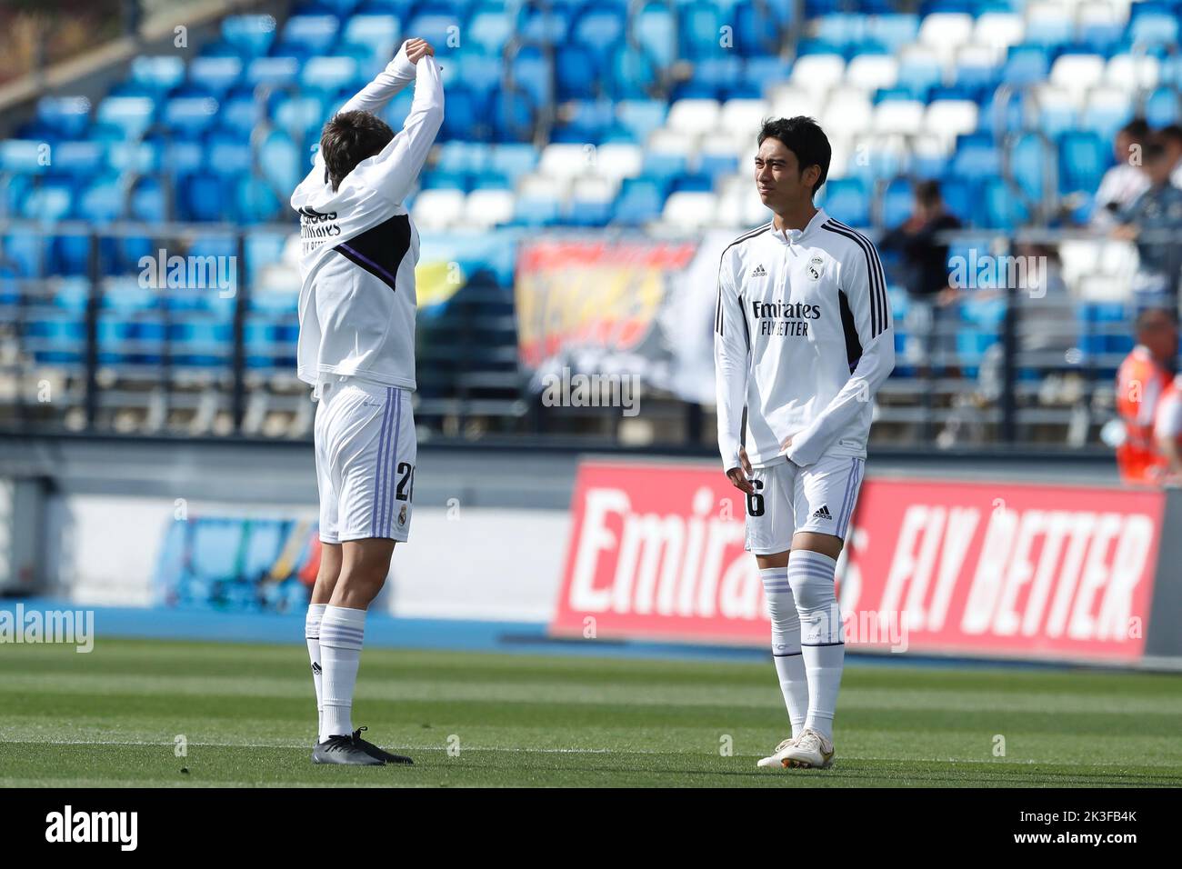 Madrid, Spain. 25th Sep, 2022. Takuhiro Nakai (RM Castilla) Football ...