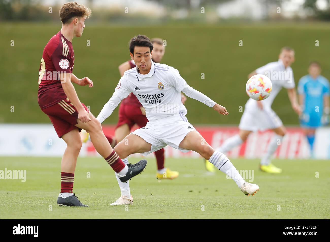 Madrid, Spain. 25th Sep, 2022. Takuhiro Nakai (RM Castilla) Football ...