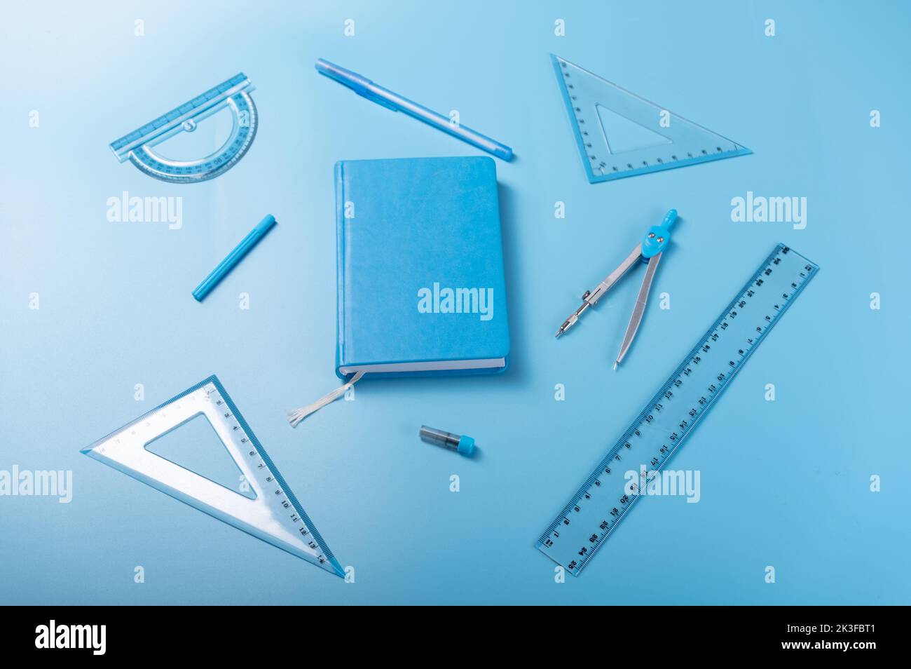 Blue chancery blue background. Monotonous blue background. Blue notepad ...