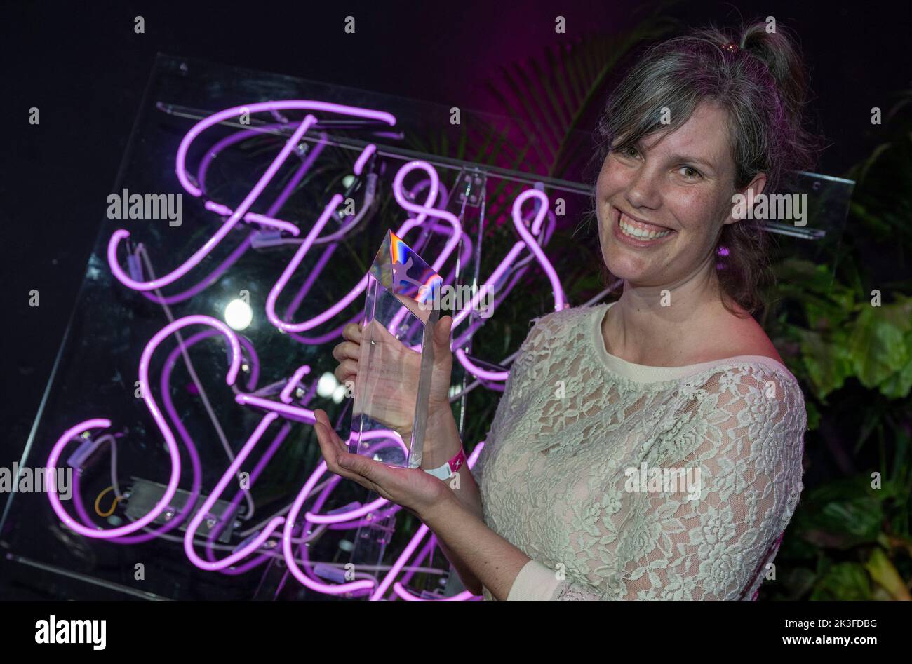 Berlin, Germany. 26th Sep, 2022. The winner of the First Steps Award in ...