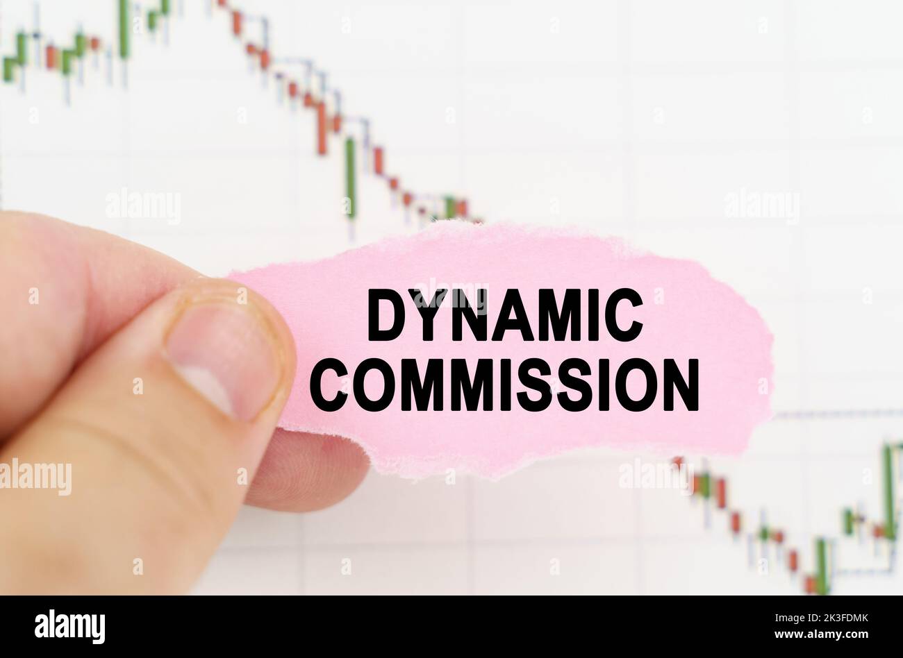 Business and trading concept. Against the background of the quote chart ...