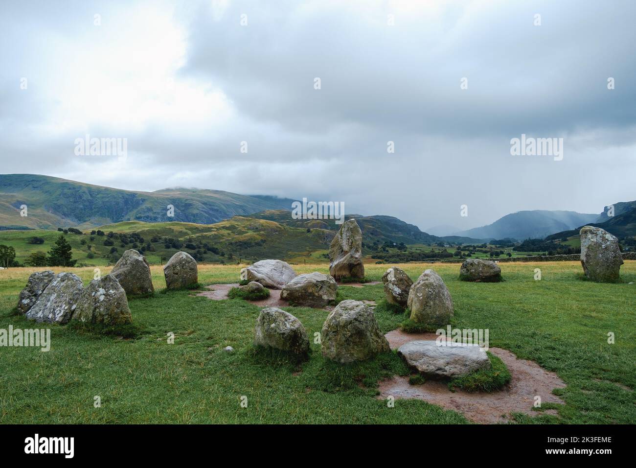 Castlerigg Stone Circle, Cumbria, England, UK Stock Photo - Alamy