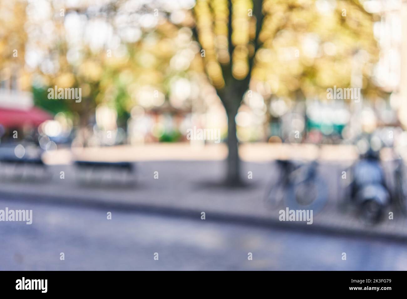 Blurred background of street Stock Photo - Alamy