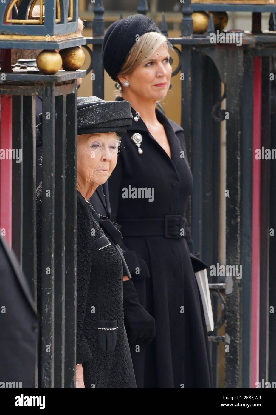 Princess Beatrix of the Netherlands (left) and Queen Maxima of the ...