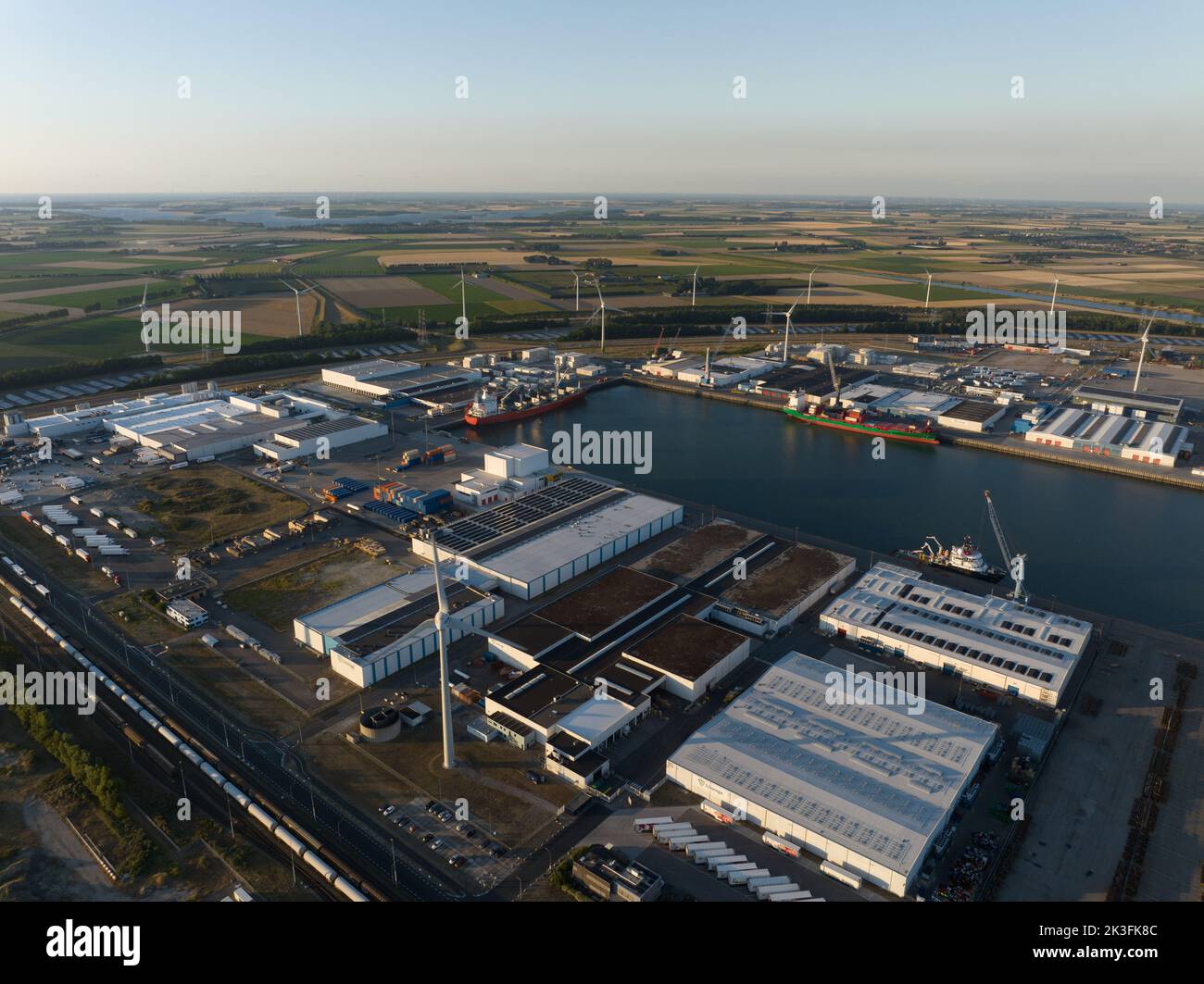 Vlissingen, 8th of August 2022, The Netherlands. Port of Vlissingen ...