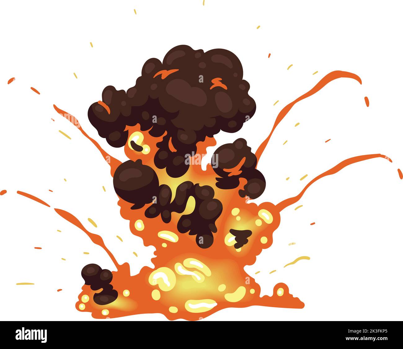 fire flame explosion Stock Vector Image & Art - Alamy
