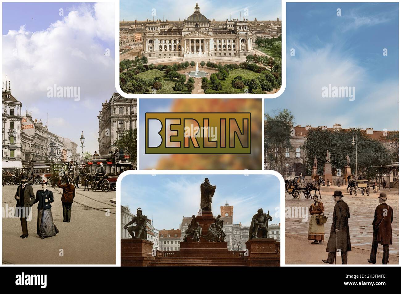 Berlin in the late 1800s and early 1900s Stock Photo - Alamy