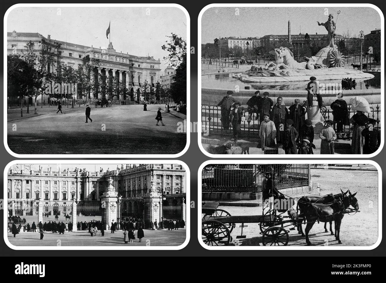 Madrid in the late 1800s and early 1900s (5 Stock Photo - Alamy