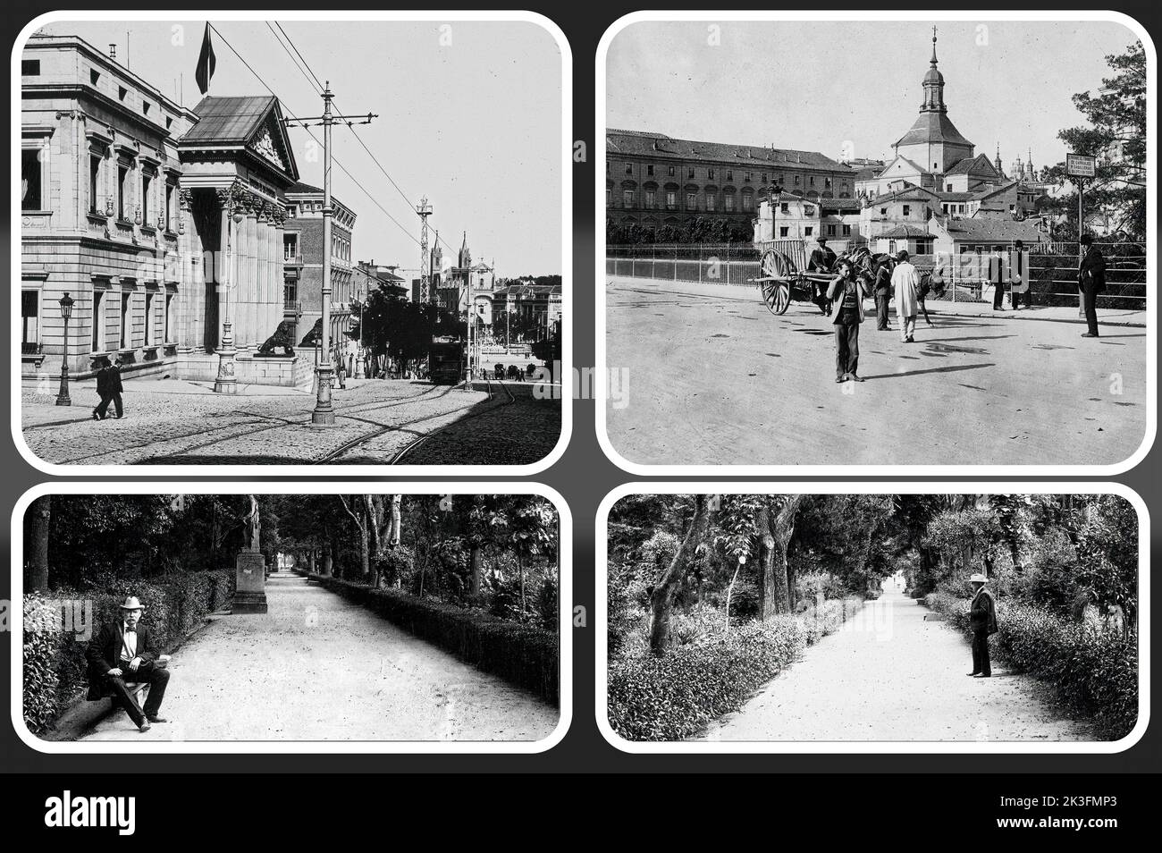 Madrid in the late 1800s and early 1900s (5 Stock Photo - Alamy