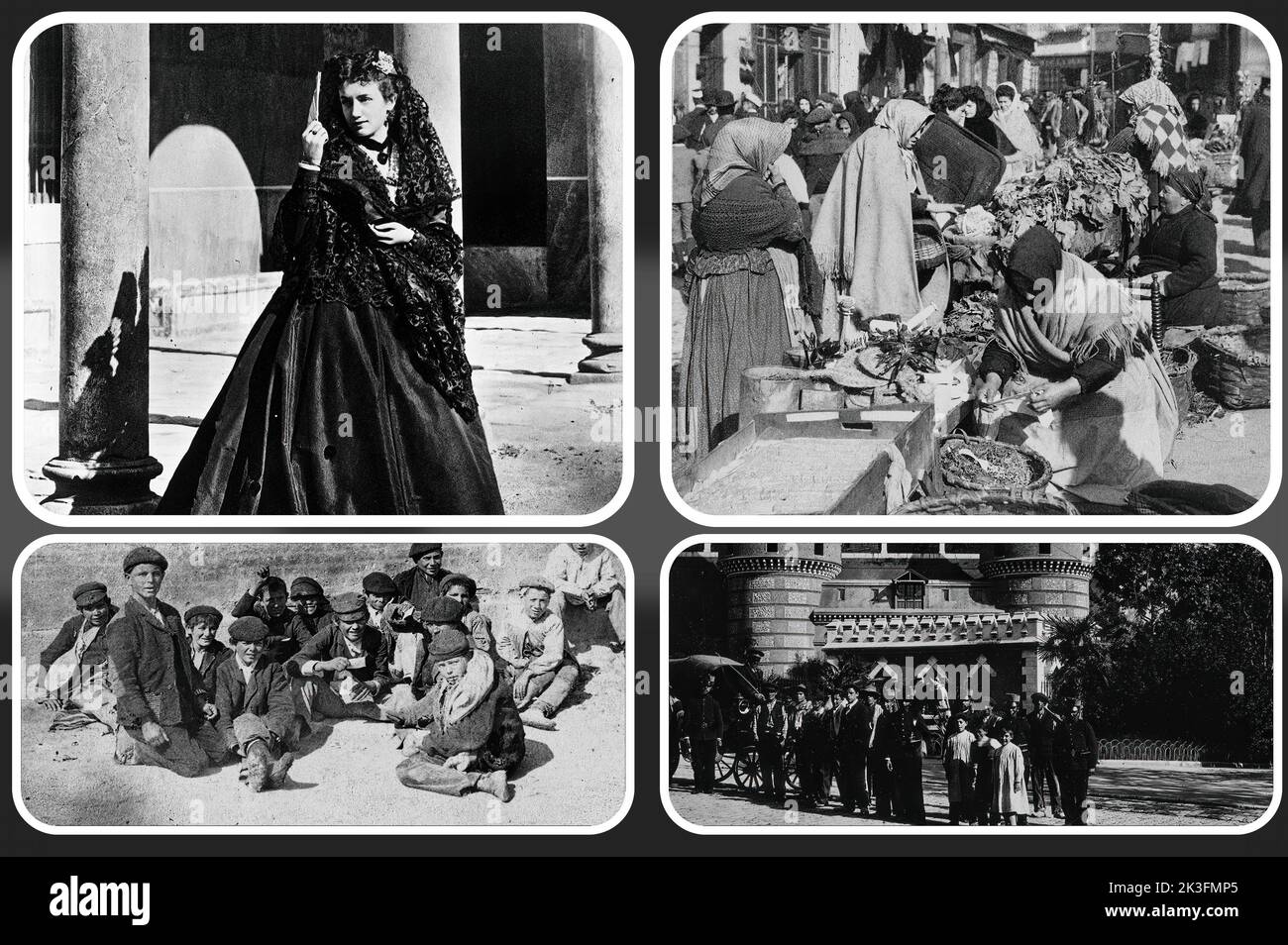 Madrid in the late 1800s and early 1900s (5 Stock Photo - Alamy