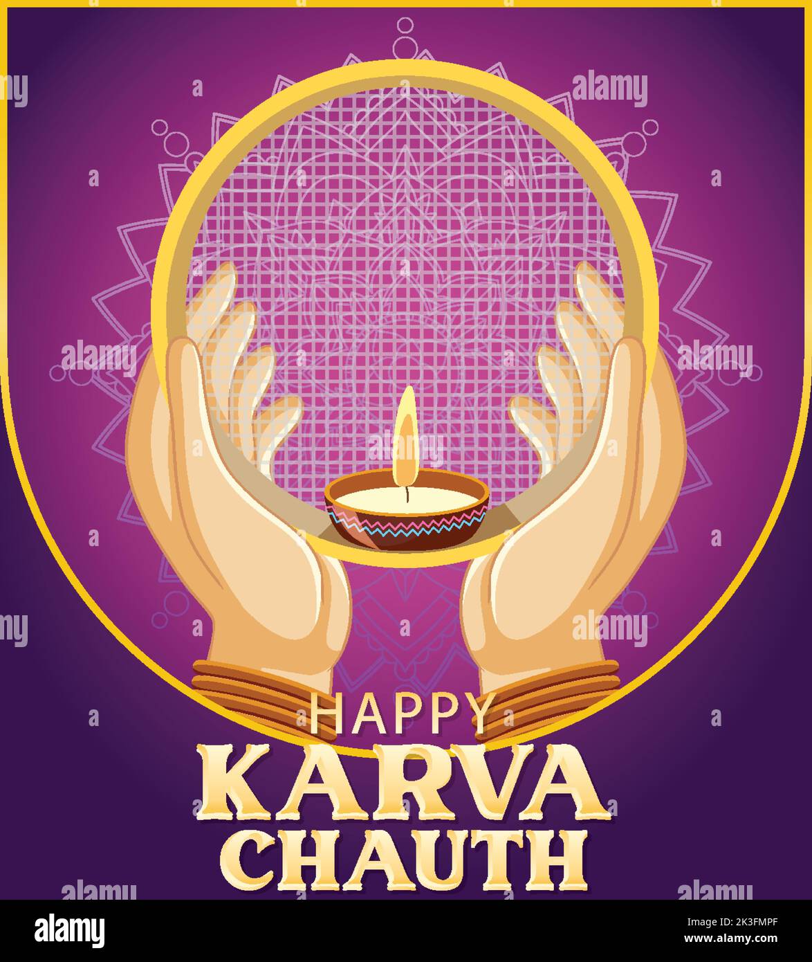 Karwachauth Stock Vector Images - Alamy