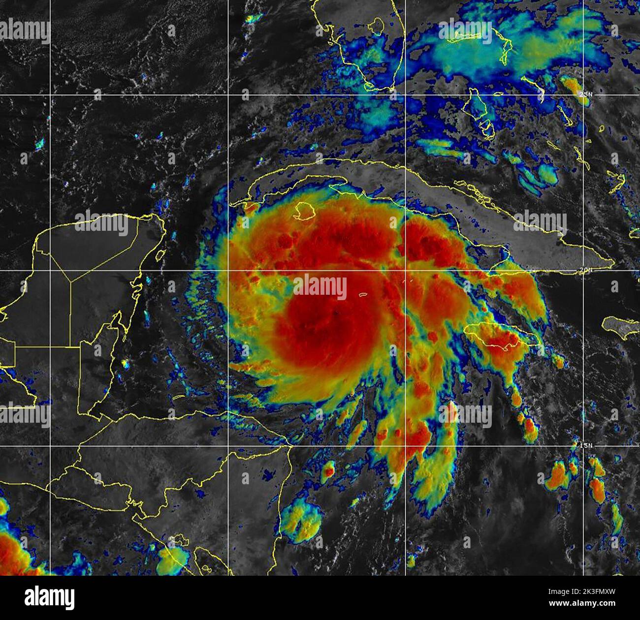 Hurricane ian satellite image hi-res stock photography and images - Alamy