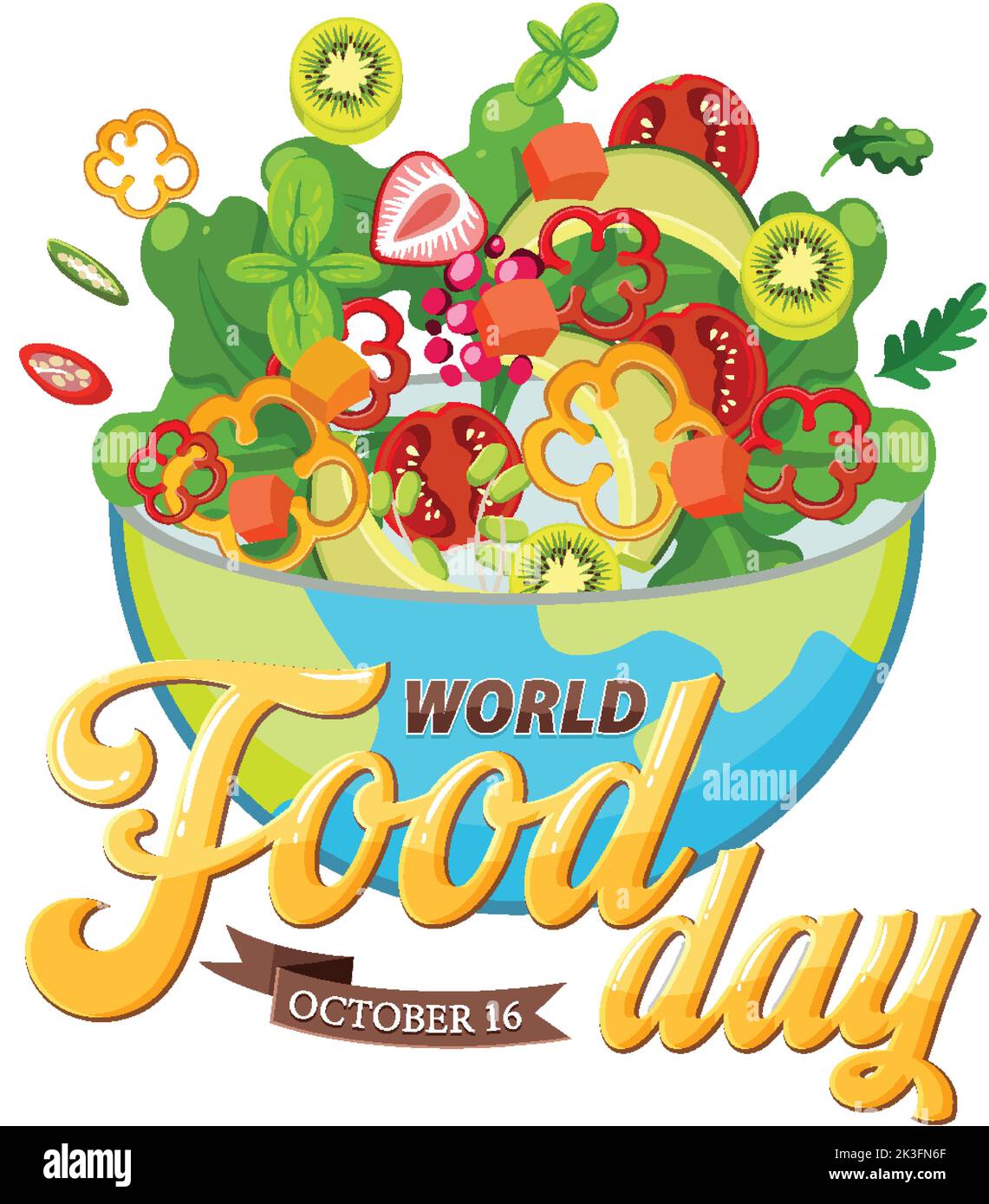 World food day text design illustration Stock Vector Image & Art - Alamy