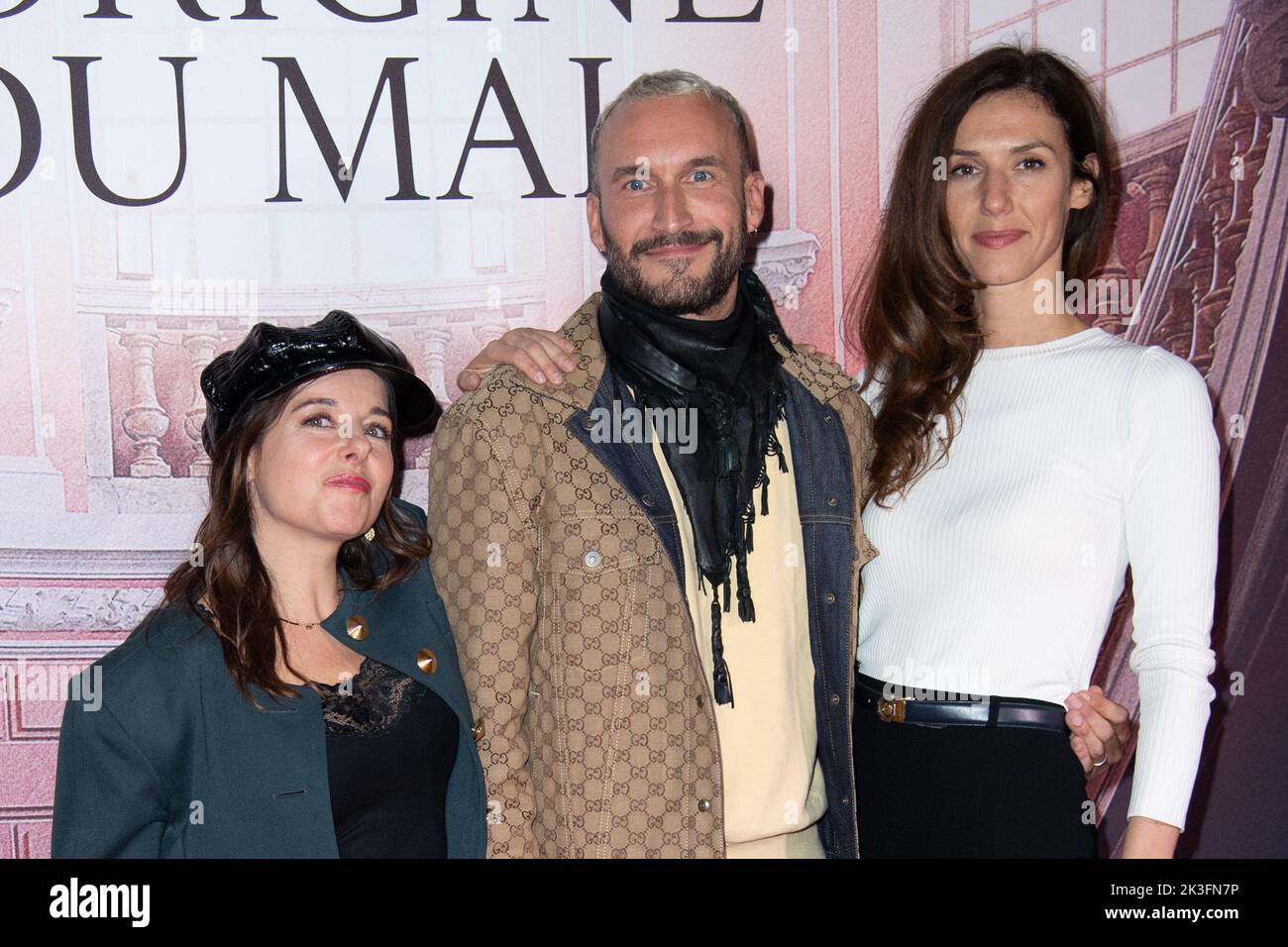 Paris, France, September 26, 2022, Laure Calamy, Sebastien Marnier and ...