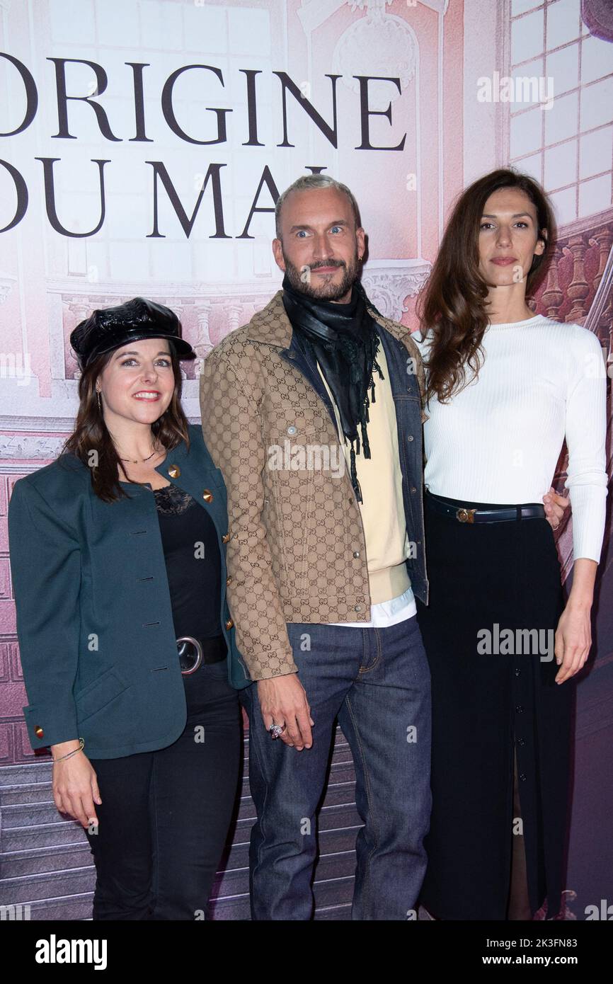 Paris, France, September 26, 2022, Laure Calamy, Sebastien Marnier and ...