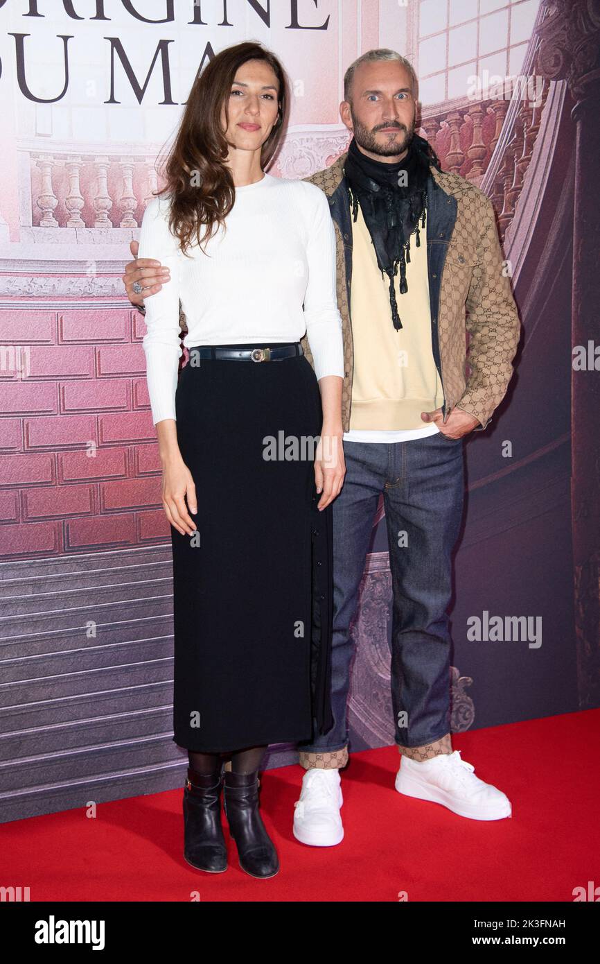 Paris, France, September 26, 2022, Doria Tillier and Sebastien Marnier ...
