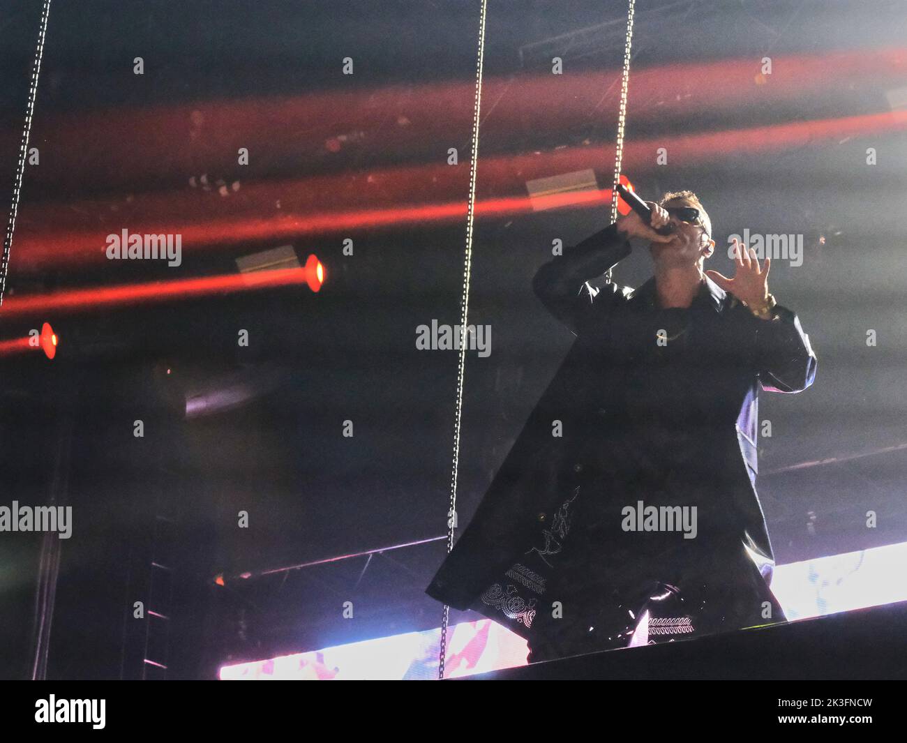 Arena, Verona, Italy, September 25, 2022, Marracash during Marracash ...