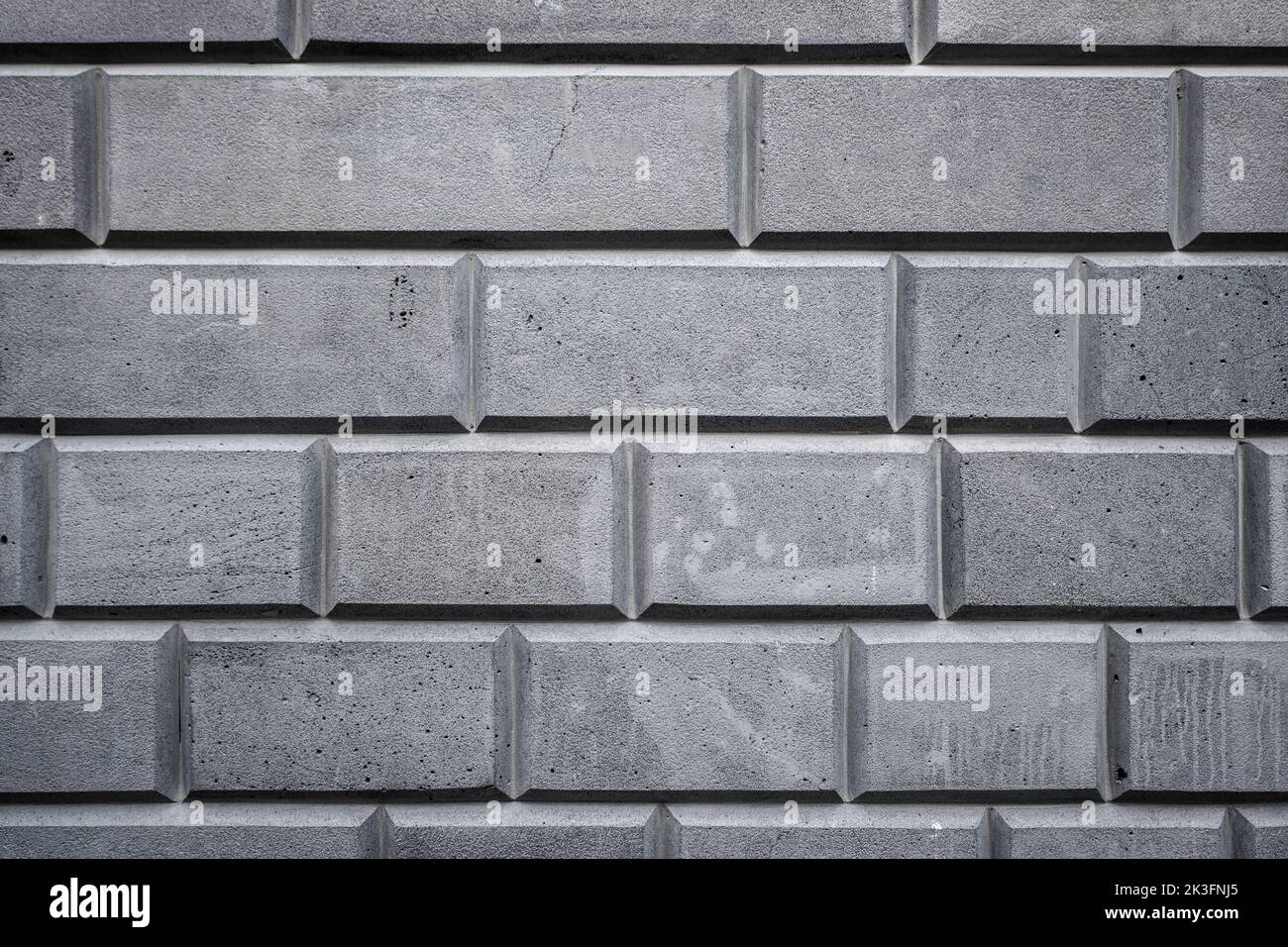 Gray, white bricks on the wall decoration for background. Stone brick ...