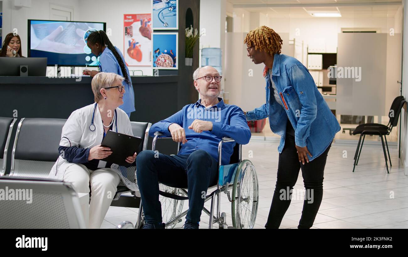 Diverse person with carer hi-res stock photography and images - Alamy