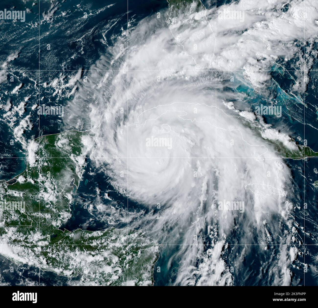 Caribbean, Atlantic Ocean. 26th Sep, 2022. In a satellite image ...