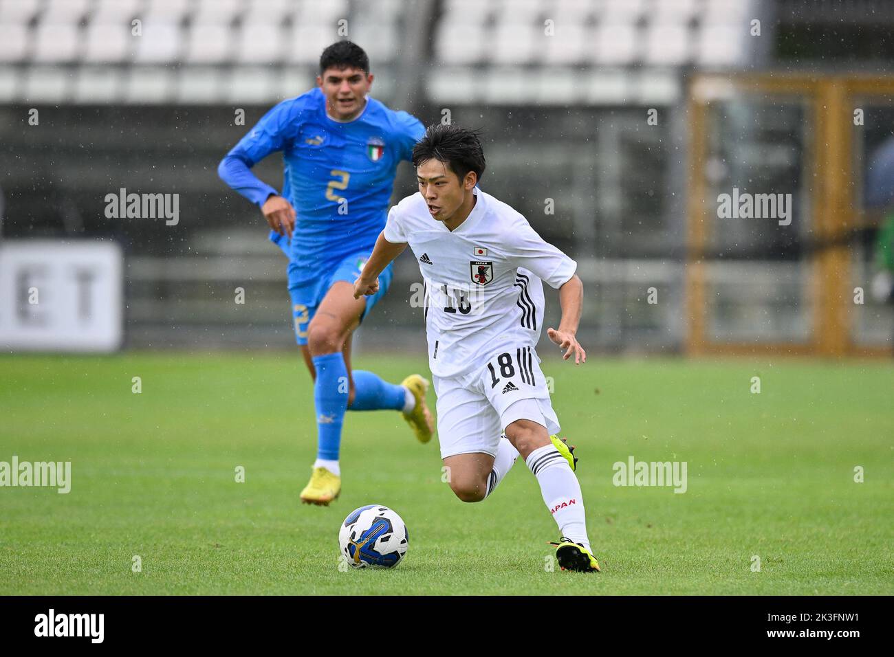 Italy, 26/09/2022, Koki Saito of Japan during friendly football Match ...