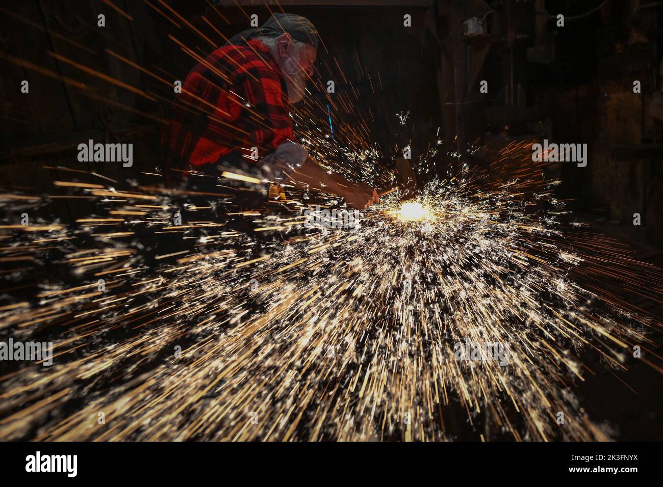 KRZEMIENICA, POLAND. 25 September 2022. Krzysztof Panas, a local master ...