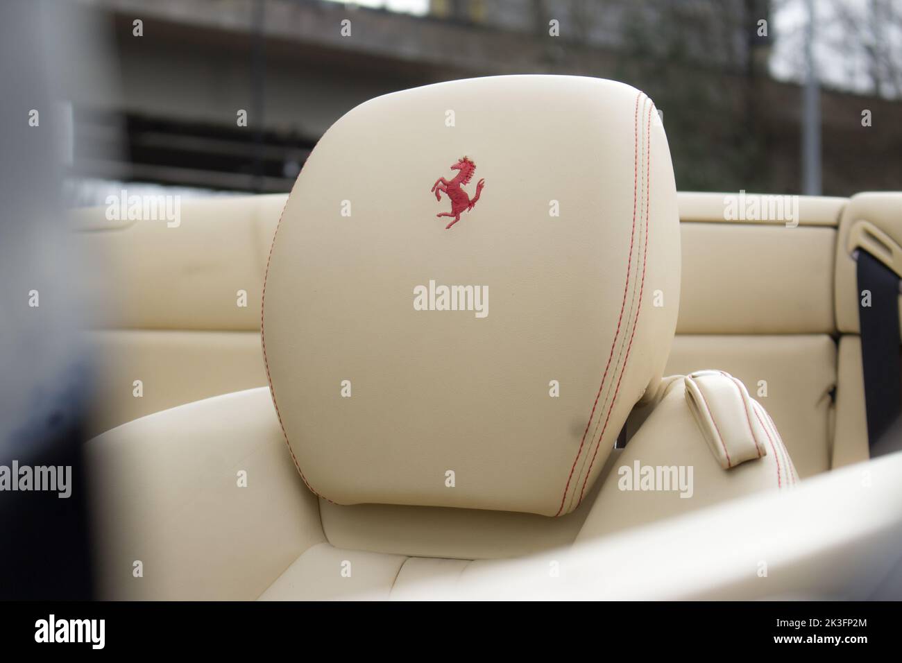 A 2011 Ferrari California With Cream Leather Interior With Daytona ...