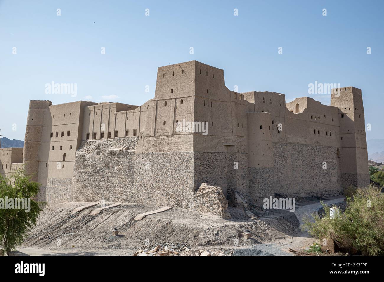 UNESCO world heritage site of Bahla Fort, Oman Stock Photo - Alamy