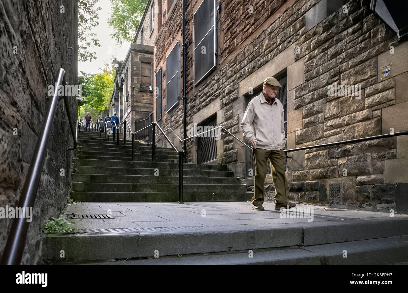The Vennel, or The Miss Jean Brodie Steps, off The Grassmarket ...