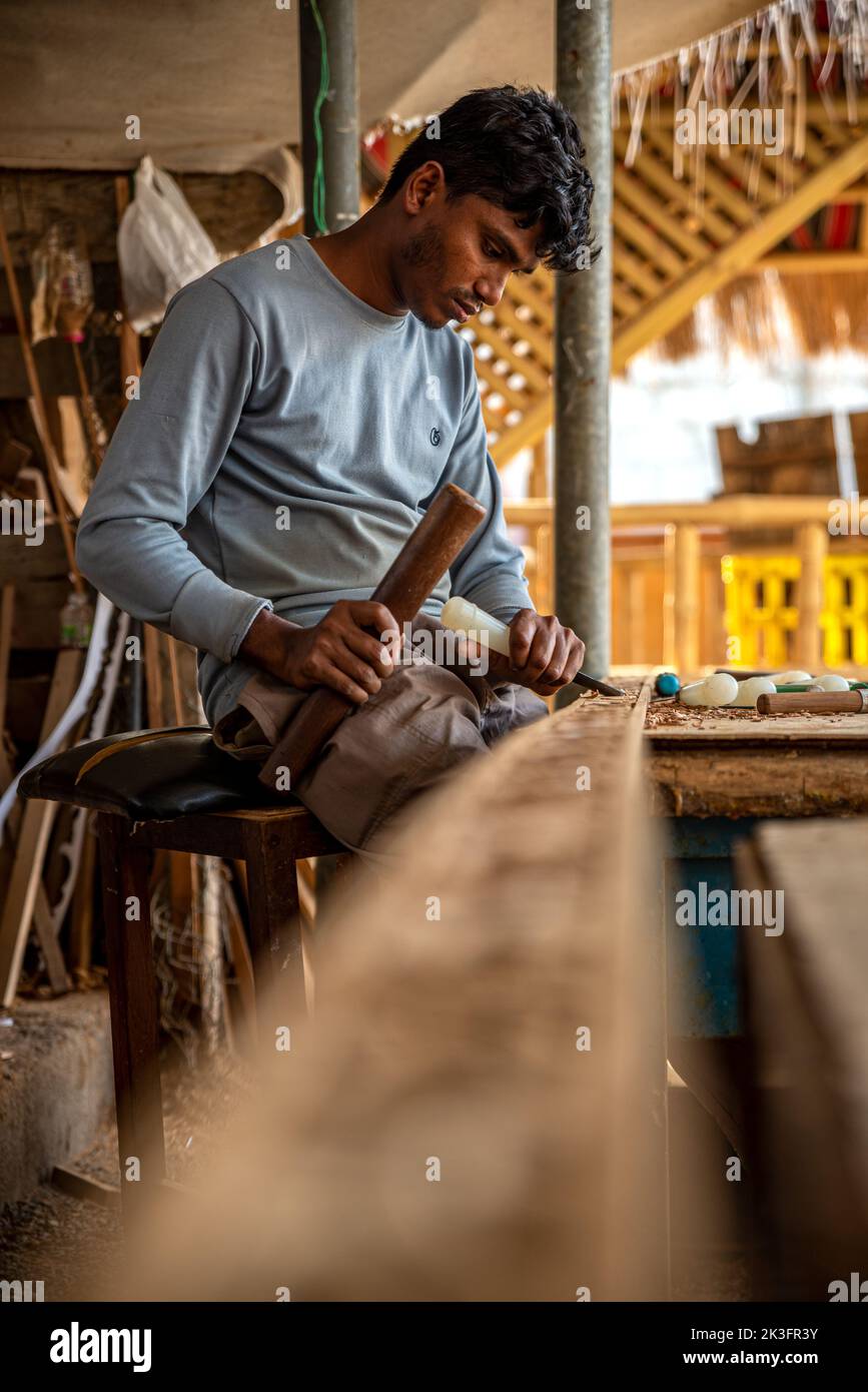 Dhow-building factory, Sur, Oman Stock Photo - Alamy