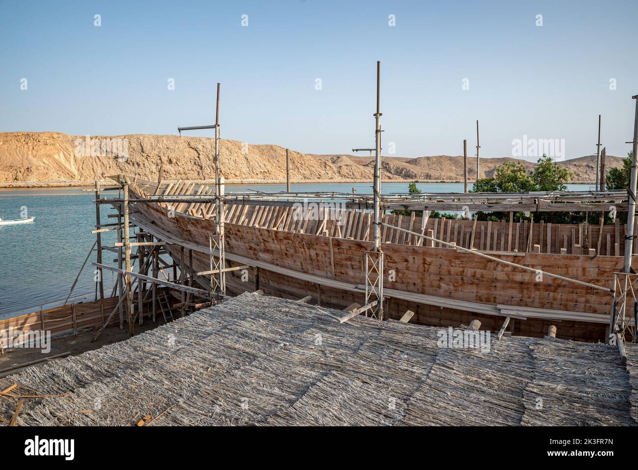 Dhow-building factory, Sur, Oman Stock Photo - Alamy