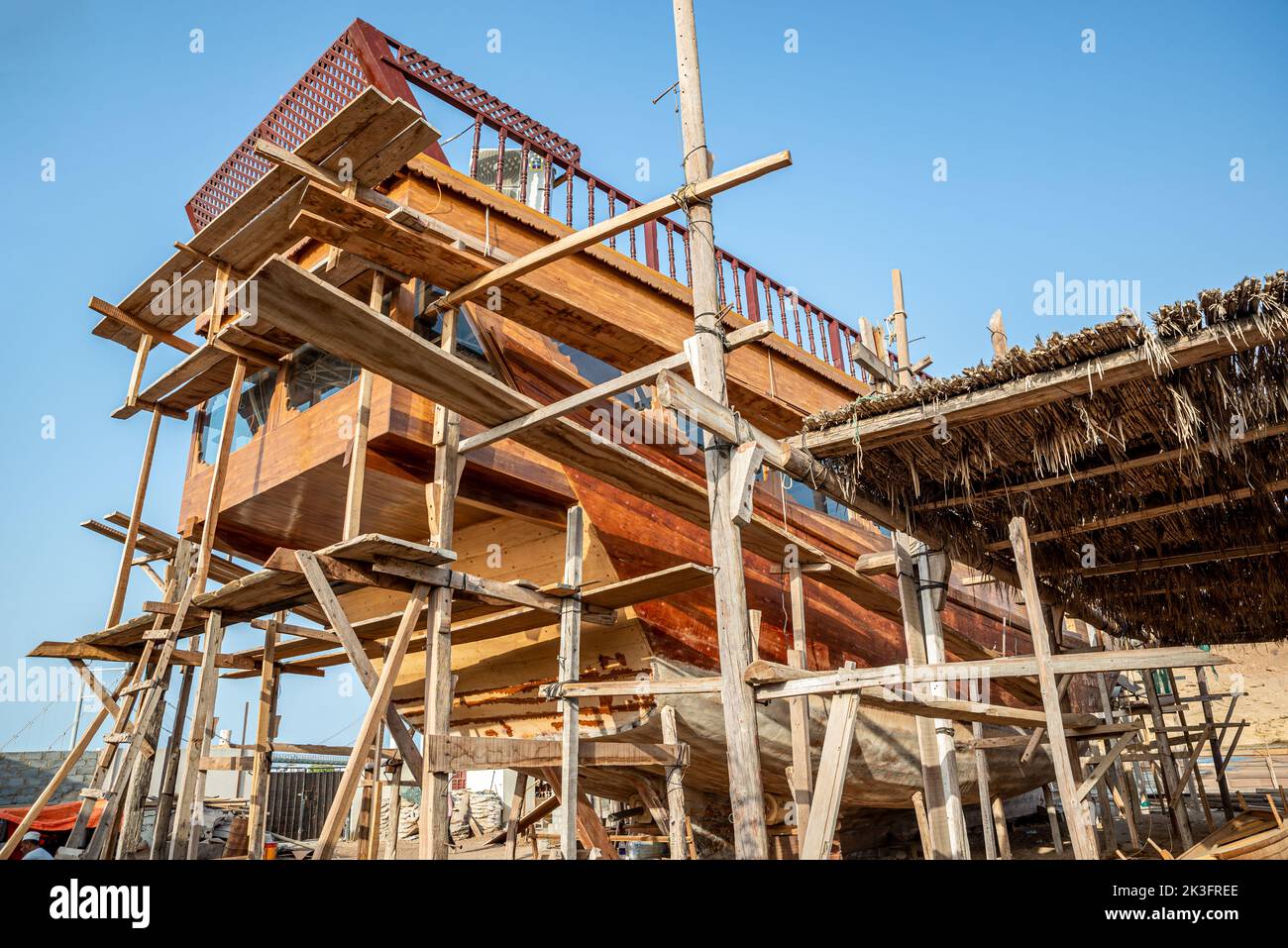 Dhow-building factory, Sur, Oman Stock Photo - Alamy