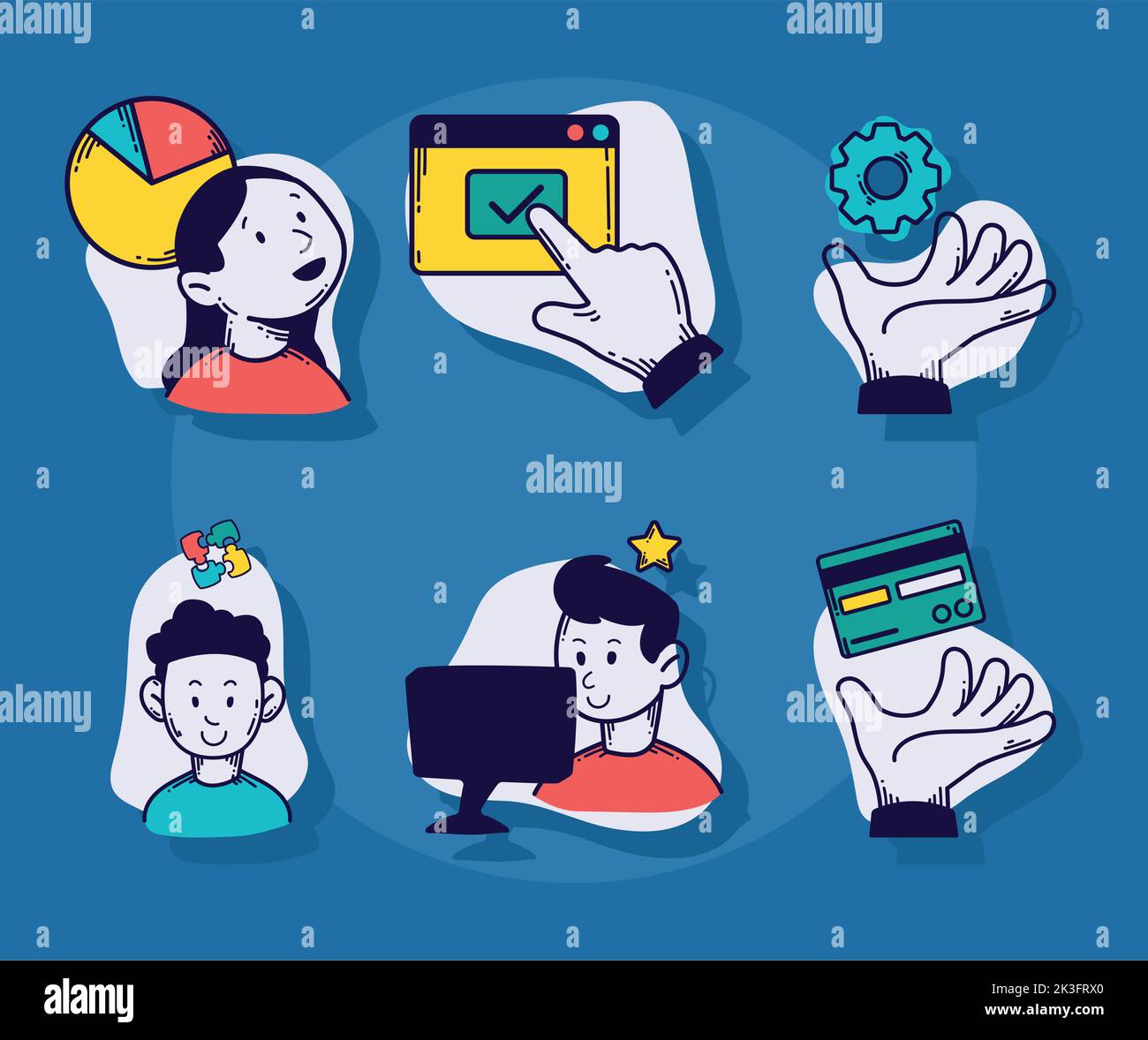 Female developers Stock Vector Images - Alamy