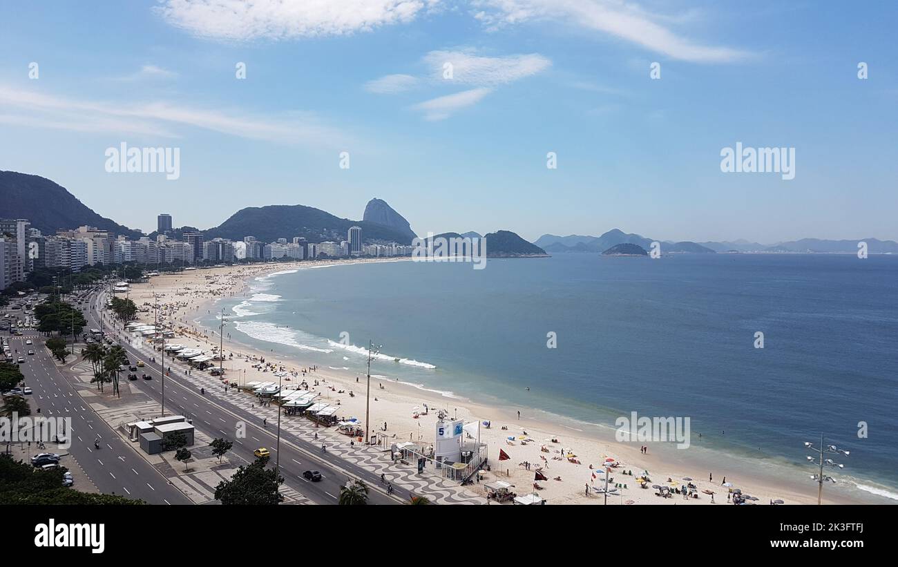 View copacabana beach in rio hi-res stock photography and images - Alamy