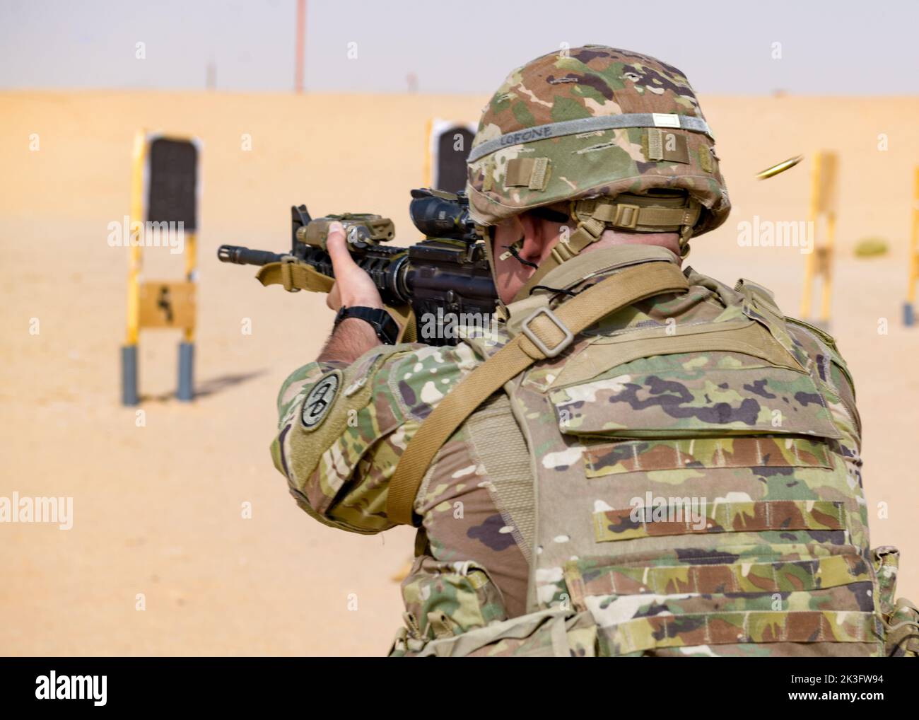 A U.S. Soldier with Task Force Americal from the 1st Battalion, 182nd ...