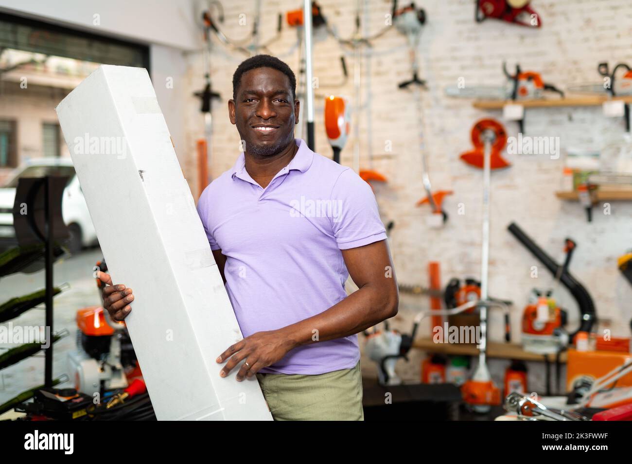 Portrait ordinary male customer hi-res stock photography and images - Alamy