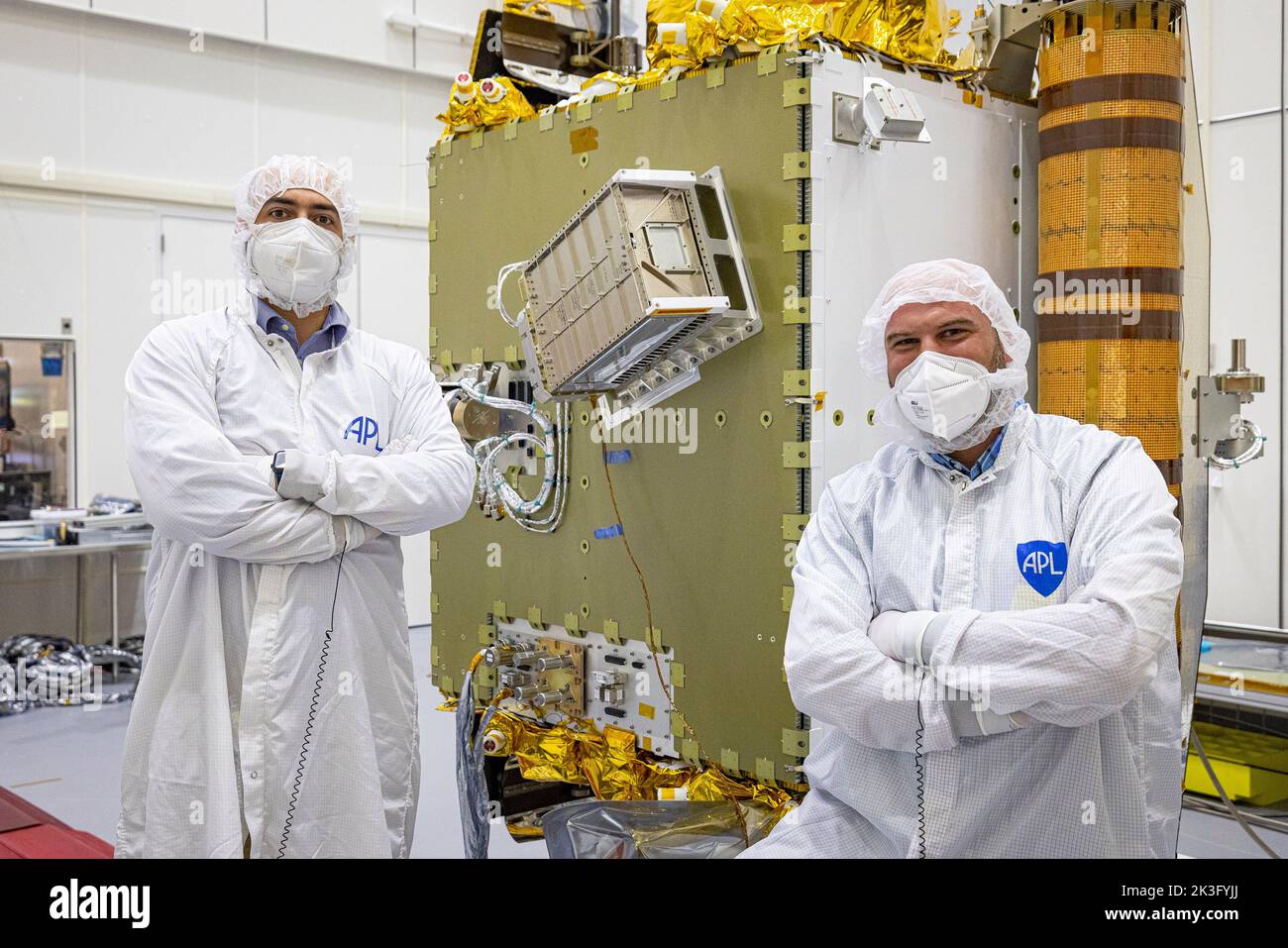 Laurel, Maryland, USA. 30th Aug, 2021. Engineers Alessandro di Paola ...
