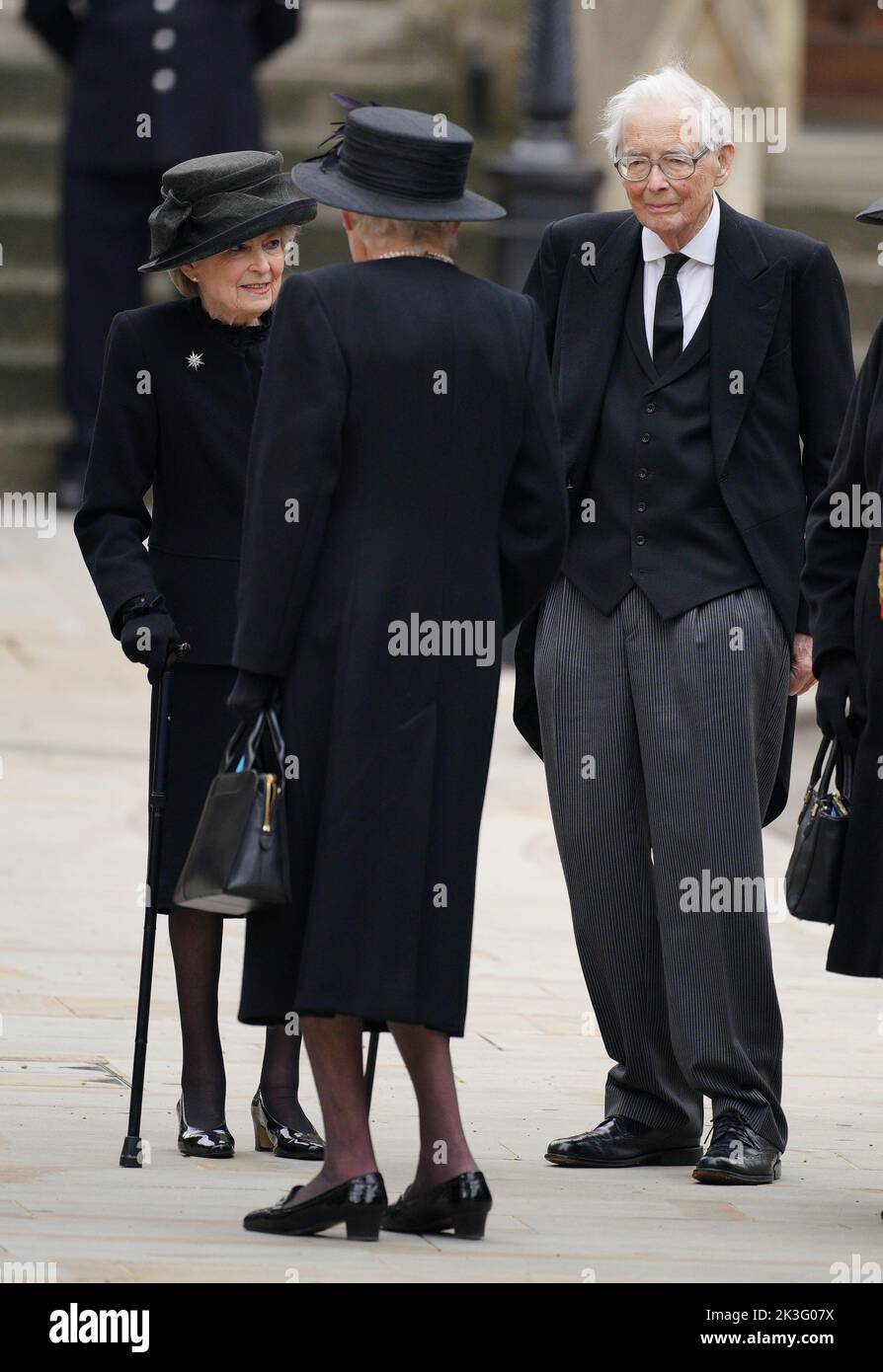 (left to right) Princess Alexandra, Dame Mary Anne Morrison, a former ...