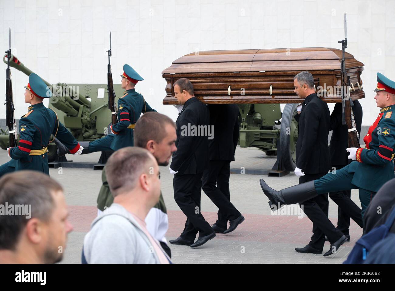 Farewell ceremony for private military company (PMC) "Wagner" soldier ...
