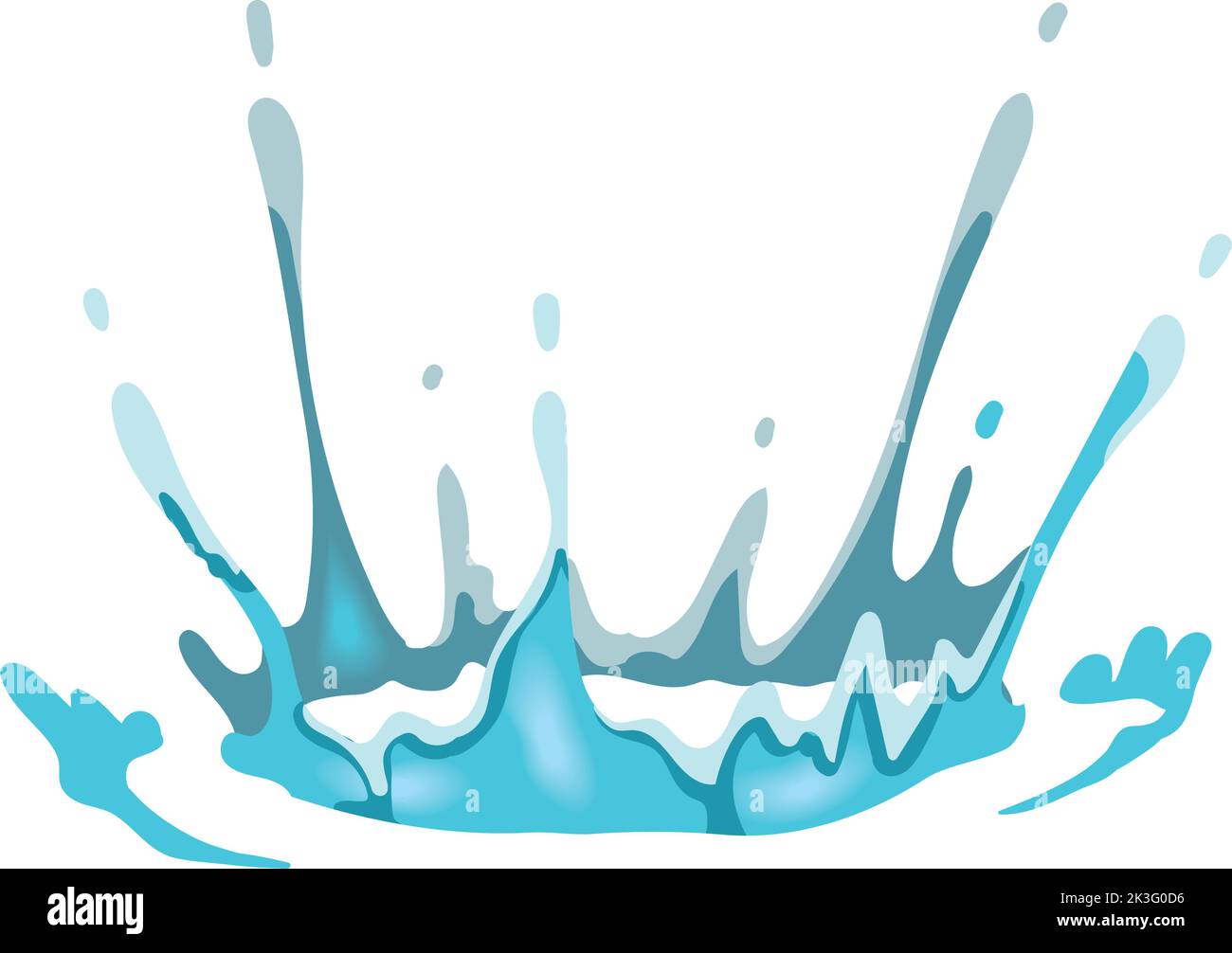 water splash natural resource Stock Vector Image & Art - Alamy