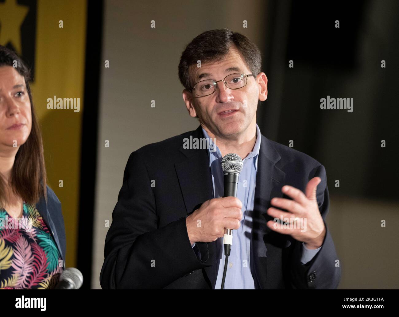 Austin Texas USA, September 24 2022: Journalist PETER BAKER, chief ...