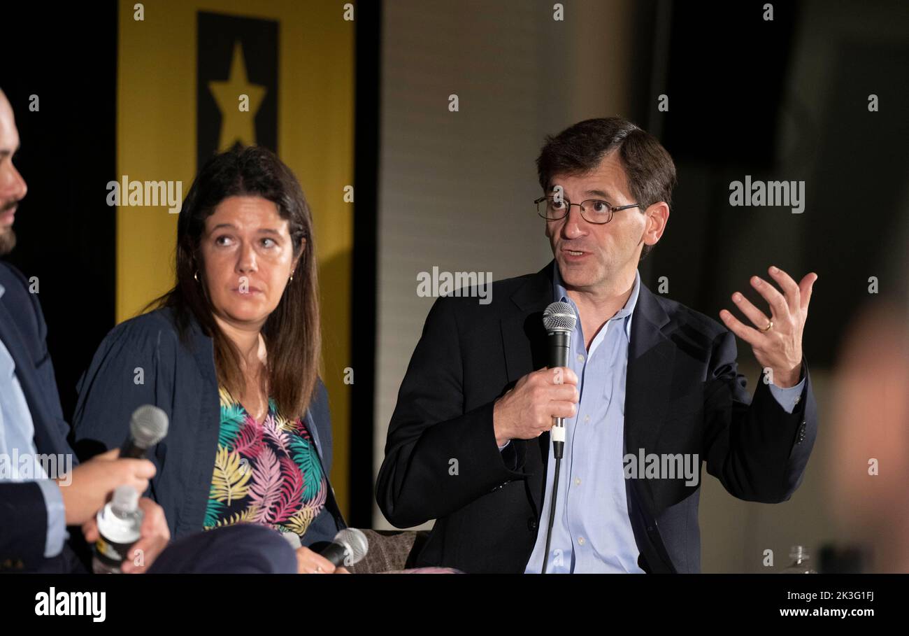 Austin Texas USA, September 24 2022: Journalist PETER BAKER, chief White House correspondent for ...