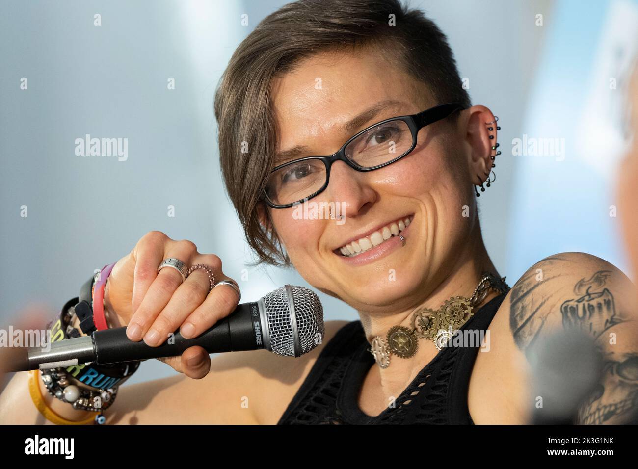 Austin Texas USA, September 24 2022: Investigative reporter KERI ...