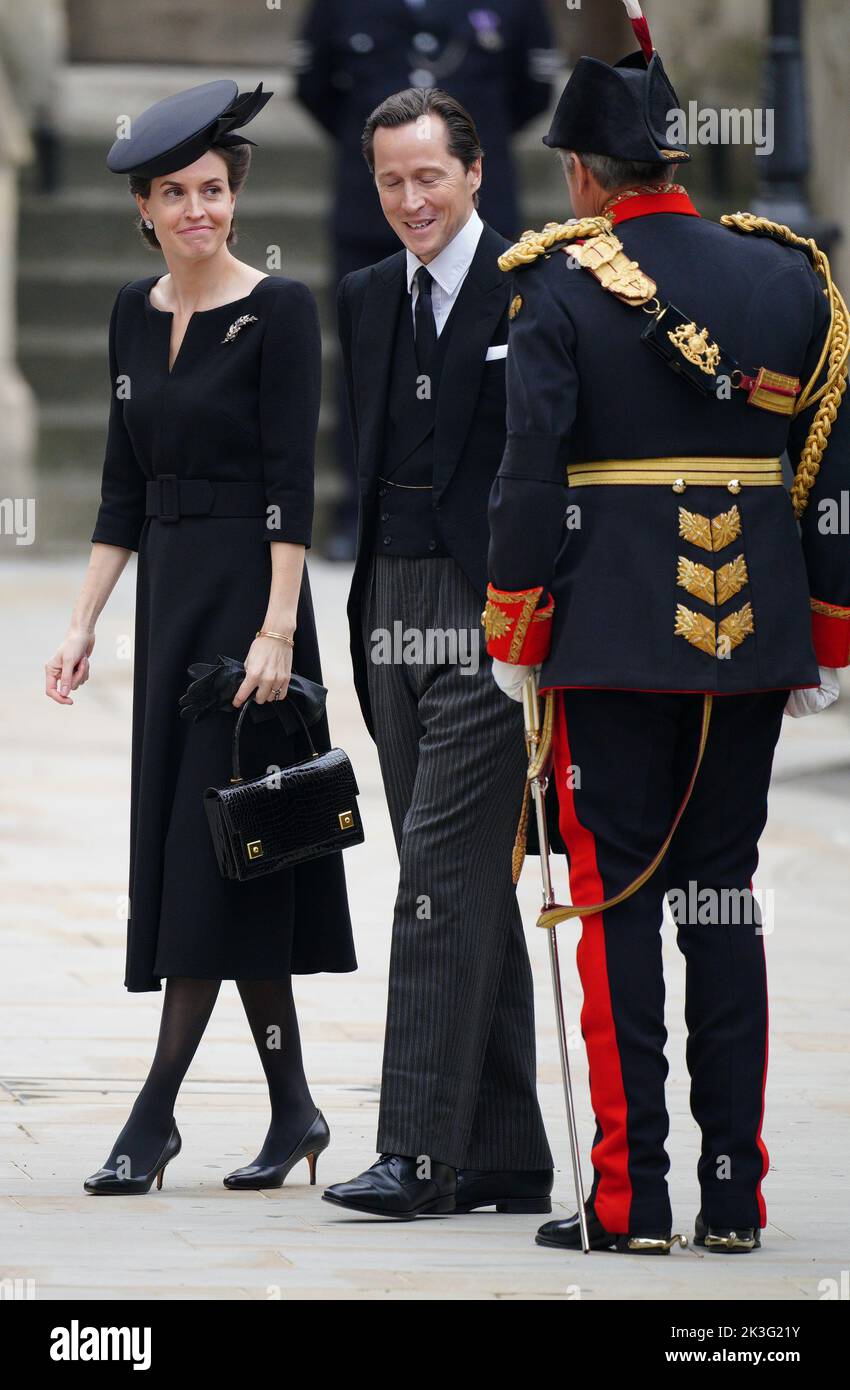 Lady Alexandra Hooper and her husband Thomas Hooper at the State ...