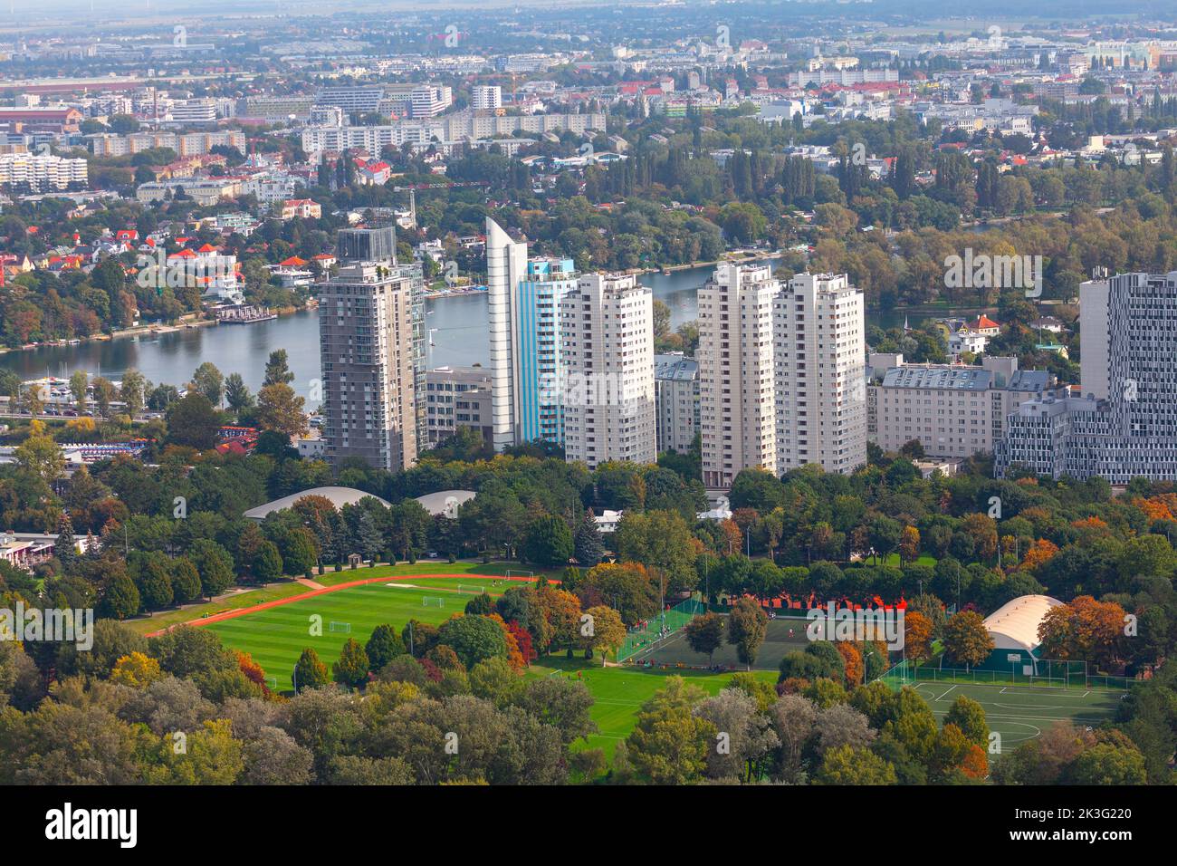 Austria vienna high rise buildings hi-res stock photography and images ...