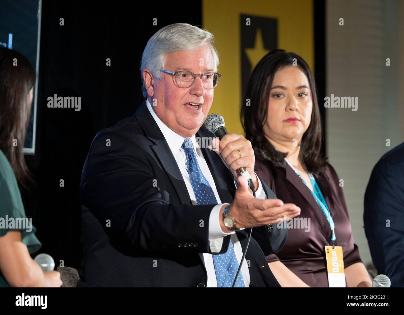 Austin Texas USA, September 24, 2022: Democratic nominee for lieutenant ...